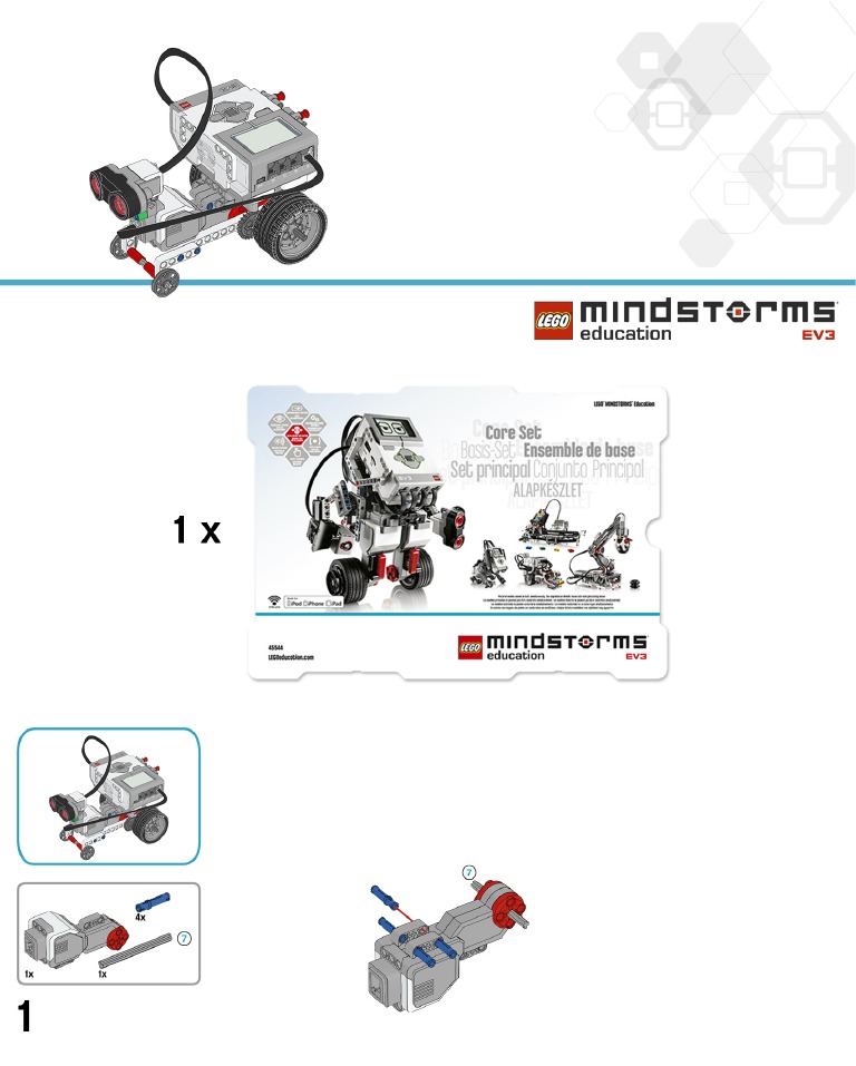 Instruções Montagem EV3 | PDF