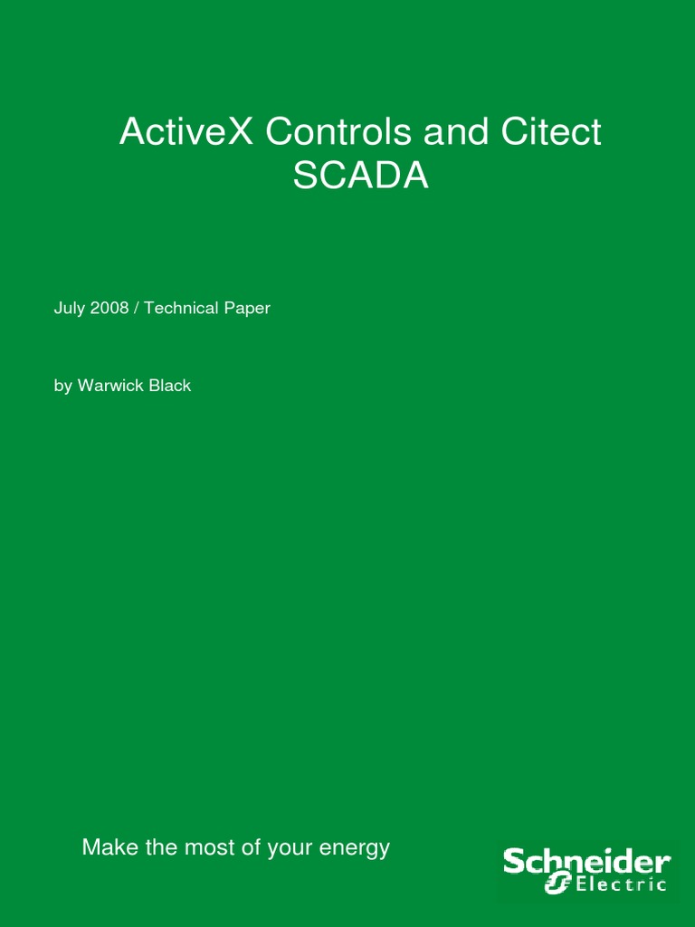 ActiveX Controls in CitectSCADA | PDF | Component Object Model ...