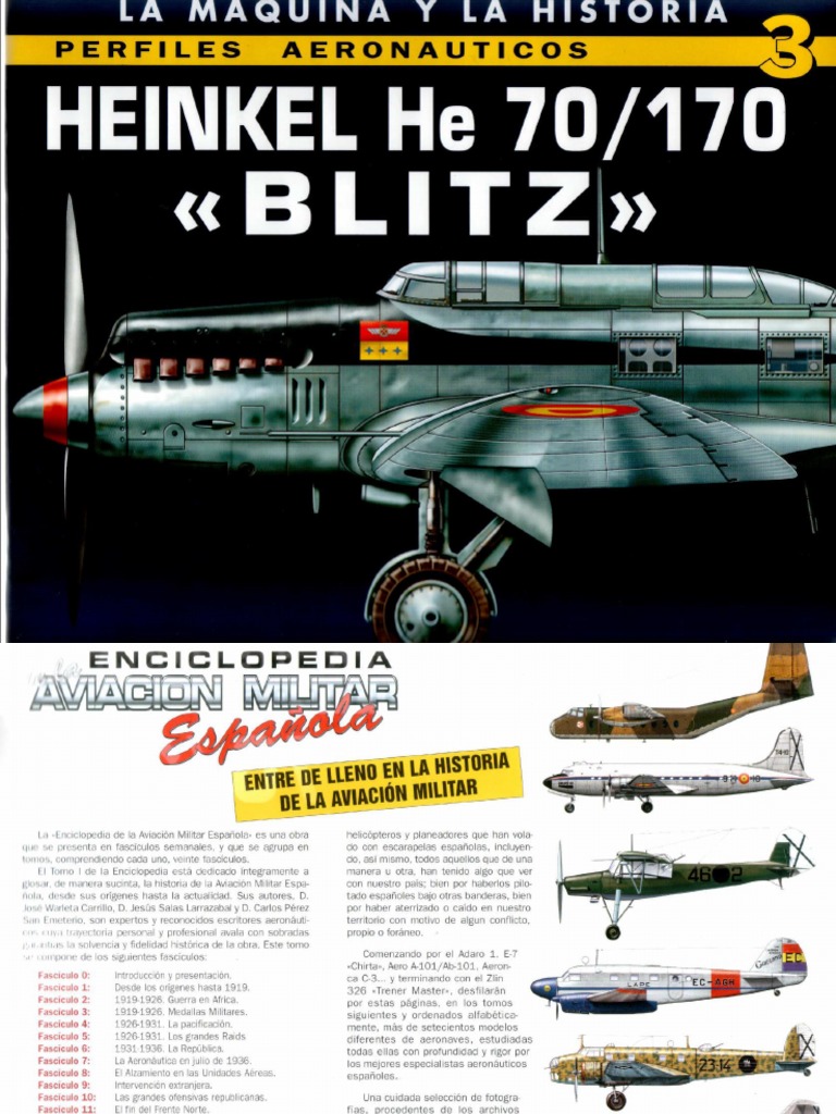 HEINKEL HE 70 - 170 (Perfiles Aeronauticos - La Maquina y La Historia ...