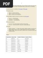 IPv4 - Subnetting Cheatsheet | PDF | Osi Protocols | Data Transmission