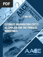 AACE-Nº-18R-97 - Estimated Cost Classification System PDF | PDF ...