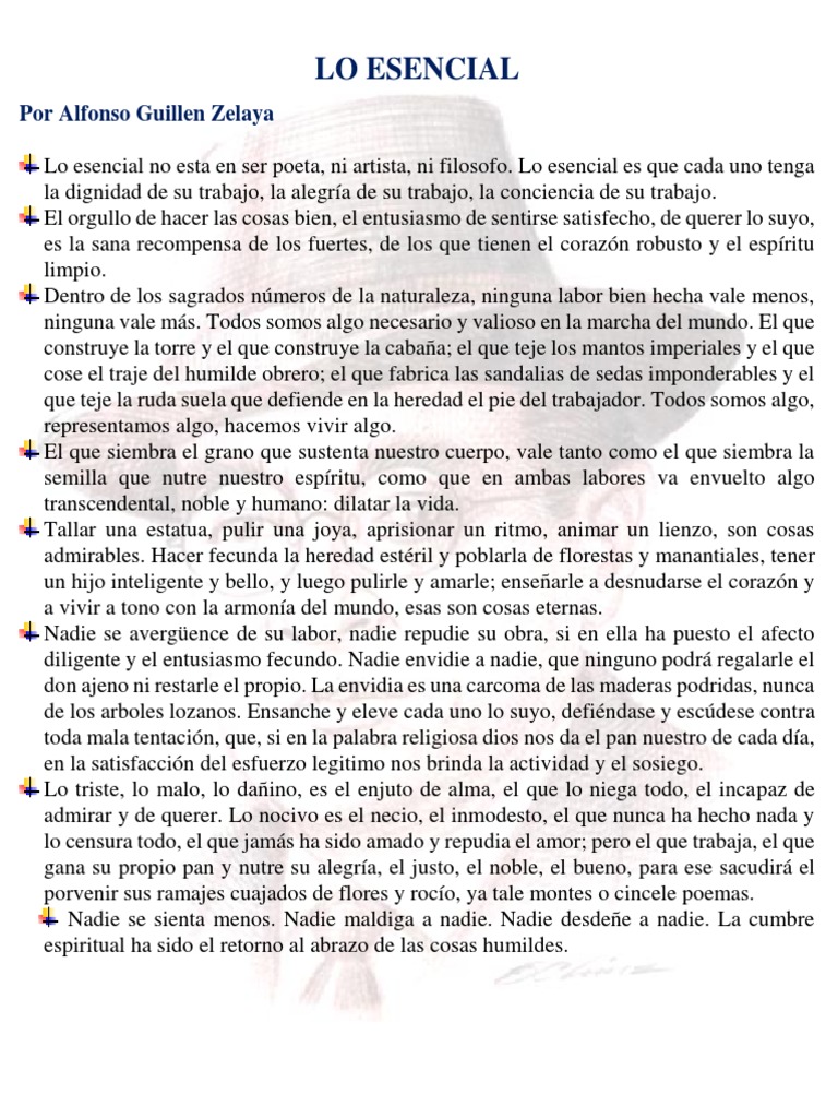 Lo Esencial | PDF | Alma