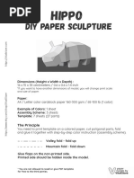 Origami Capybara Instructions | PDF