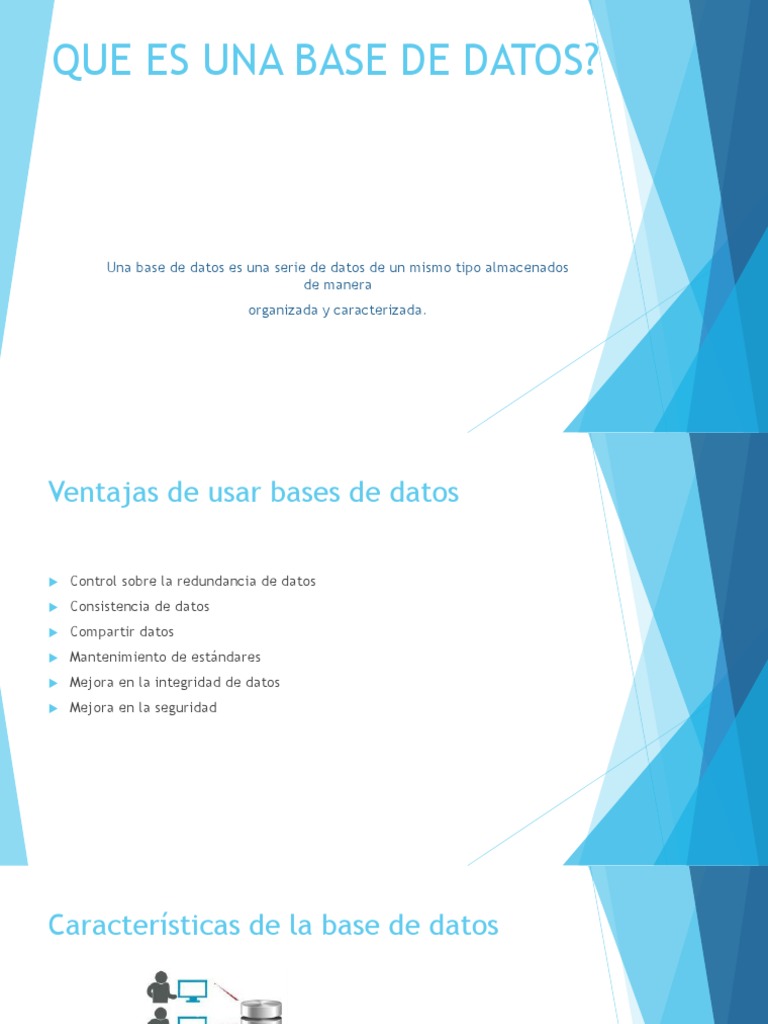Que Es Una Base de Datos JP | PDF | Bases de datos | Software