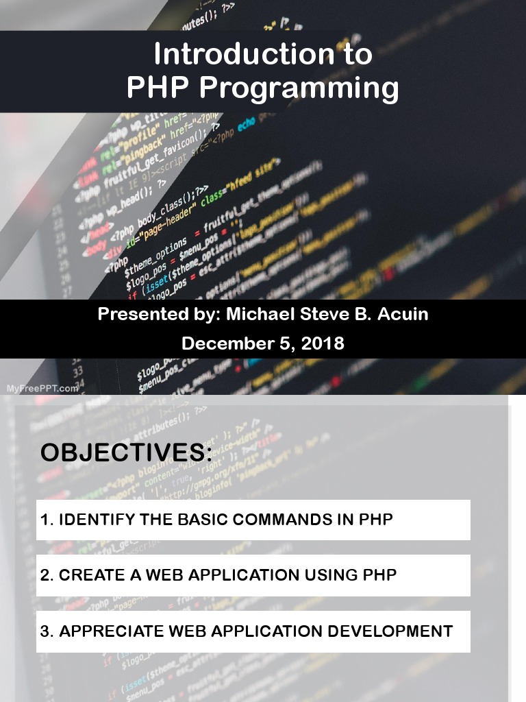 Basic PHP Module | PDF | Php | Data Type