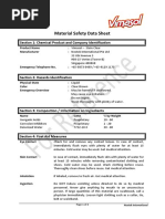 Material Safety Data Sheet: Unitor Usc | PDF | Firefighting | Personal ...