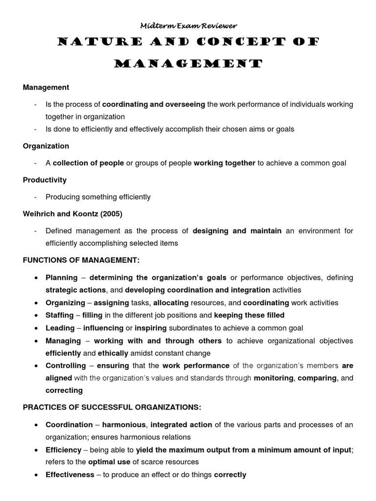 Organization and Management | PDF | Organizational Structure | Employment