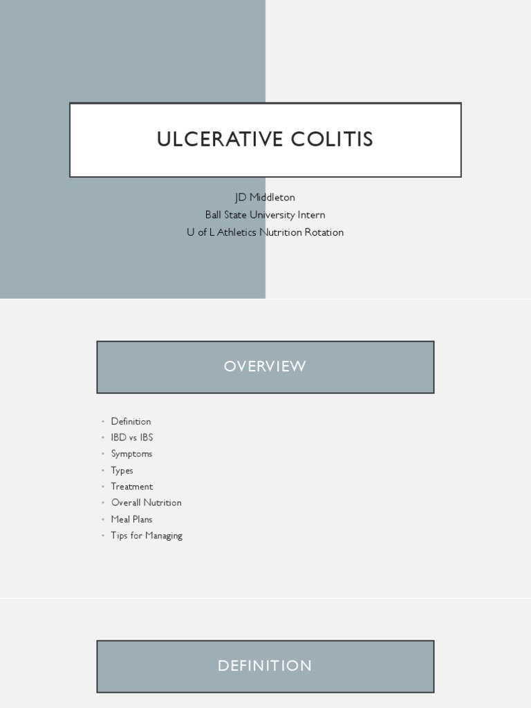 Ulcerative Colitis | PDF | Inflammatory Bowel Disease | Ulcerative Colitis