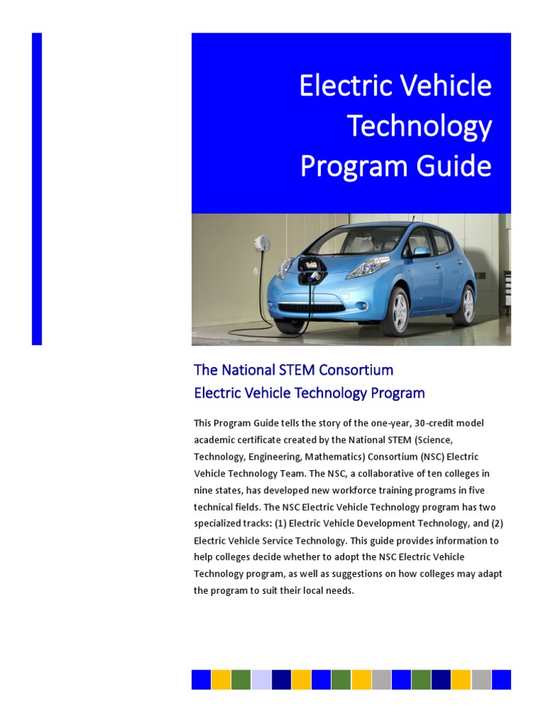 NSC ElectricVehicles ProgramGuide | PDF | Hybrid Electric Vehicle ...