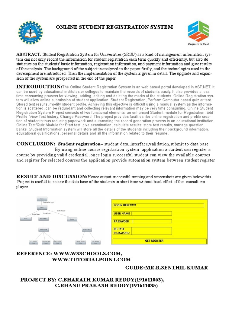 Online Student Registration System: Student Registration - Student Data,,interface, Validation ...