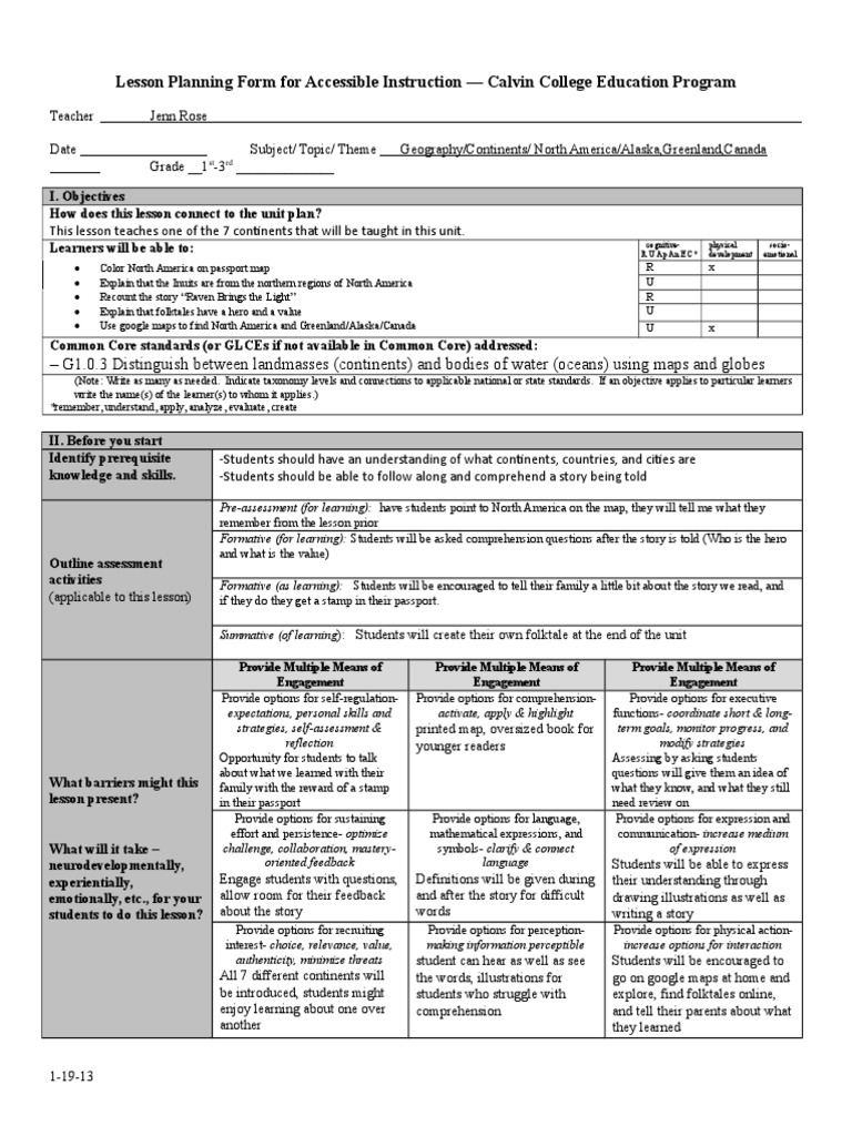 Lesson Plan 4 Inuit North America | PDF | Inuit | Reading Comprehension