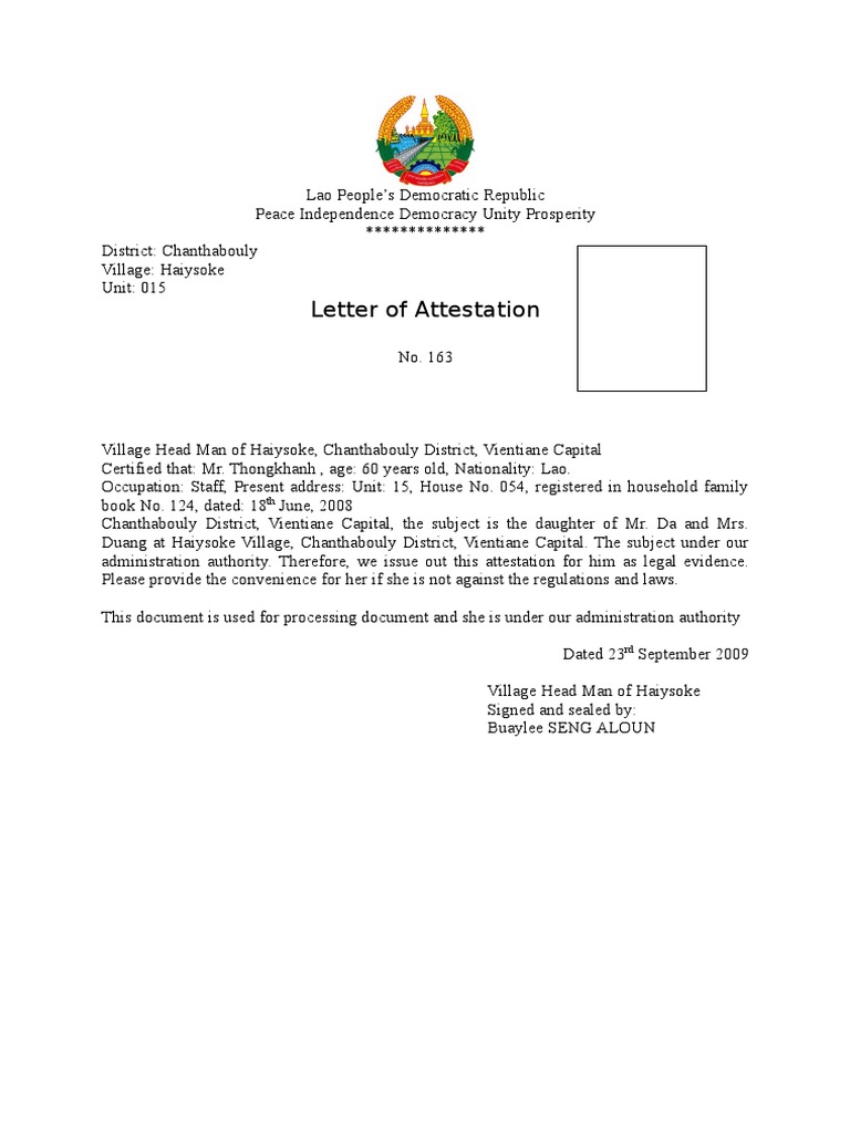 Certified Letter | PDF | Laos | Democracy