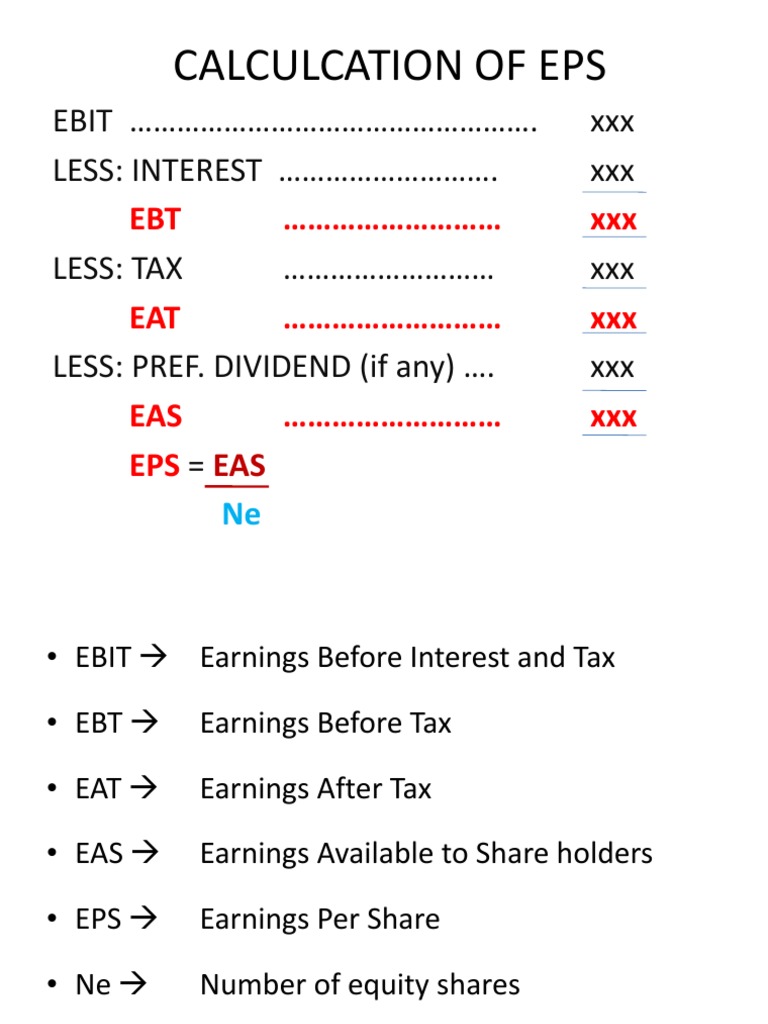 5.calculation of EPS | PDF | Earnings Per Share | Capital Structure