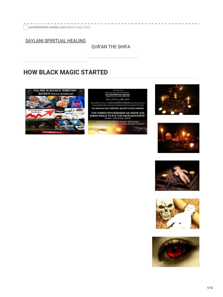 How Black Magic Started!! | PDF | Jinn | Satan