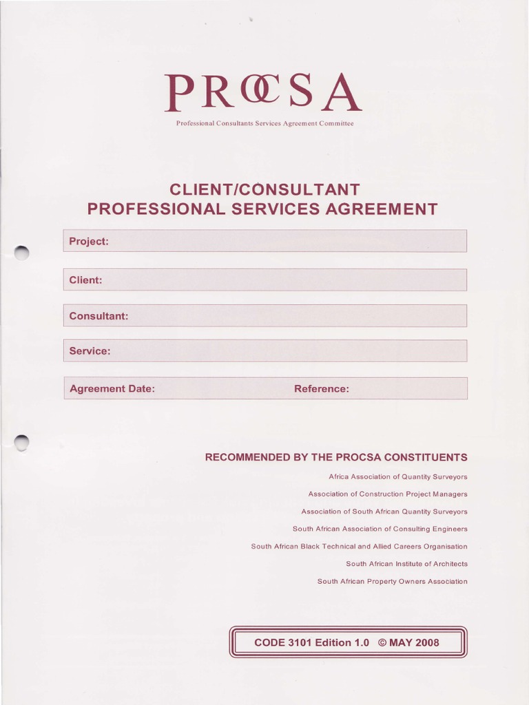 Procsa Annexure A Active Form 3101-F Edition 1 | PDF | Professional ...