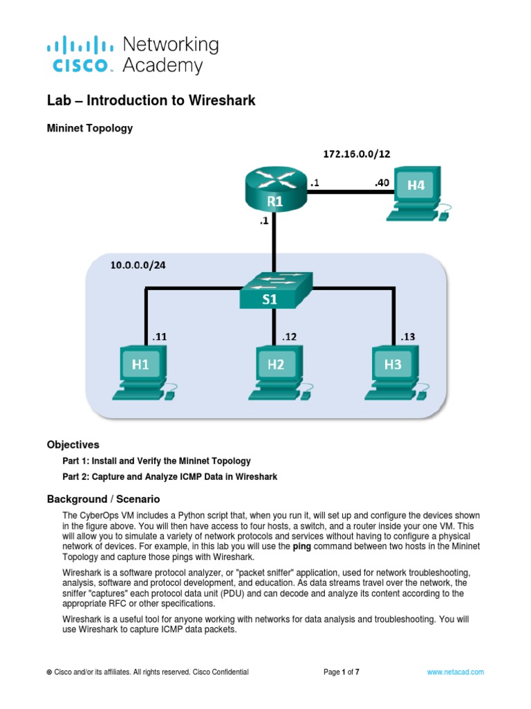 4.1.2.10 Lab - Introduction To Wireshark | PDF | Computer Network ...