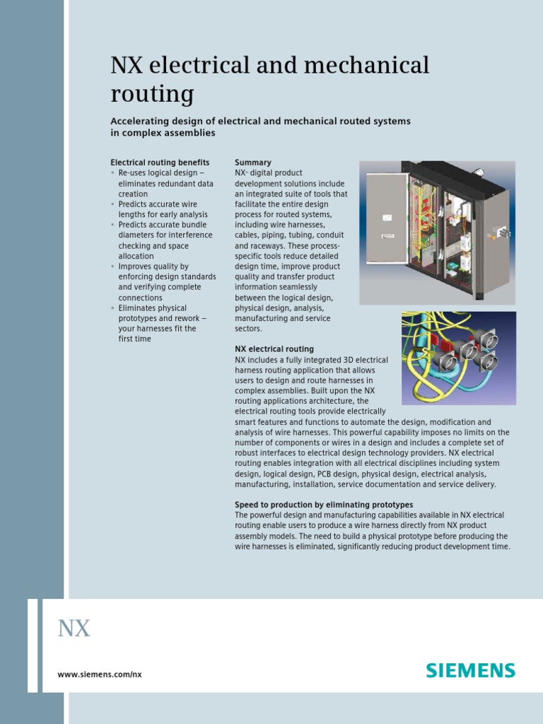 04 NX Electrical Mechanical Routing Eng PDF | PDF | Product Lifecycle ...