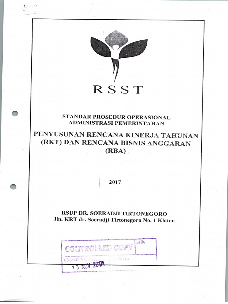Sop Penyusunan RKT & Rba | PDF