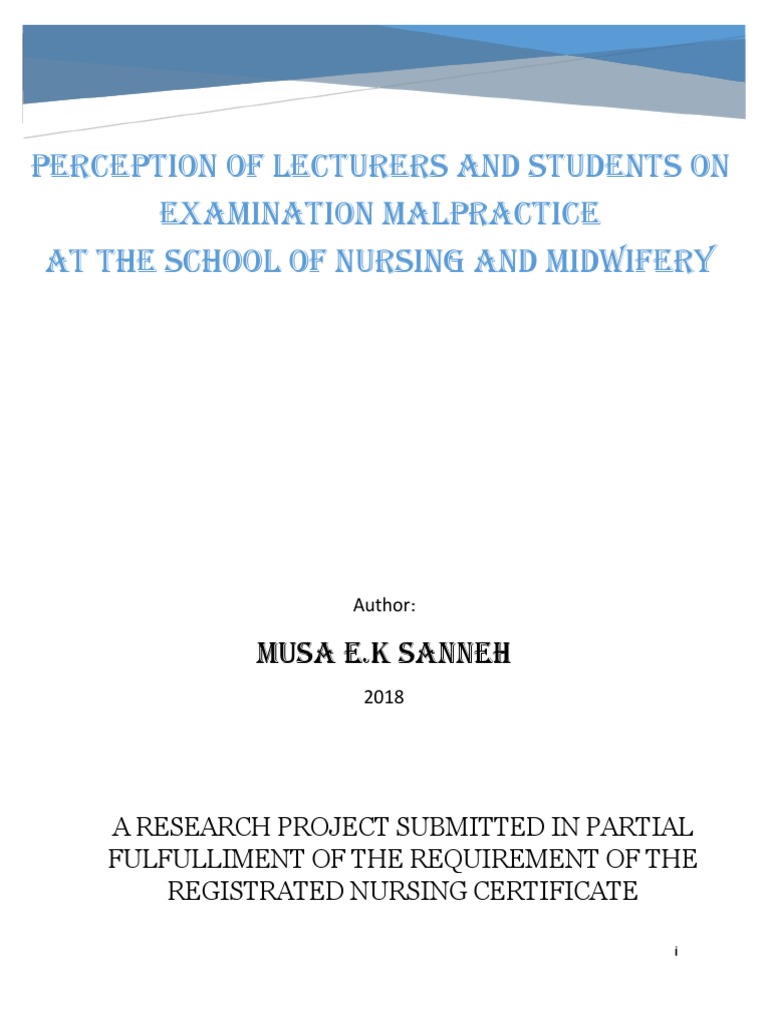 Perceptions on Examination Malpractice | PDF | Test (Assessment ...