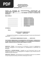 ORDINANCE-Barangay Solid Waste Management Ordinance of Barangay Minuyan Proper | PDF