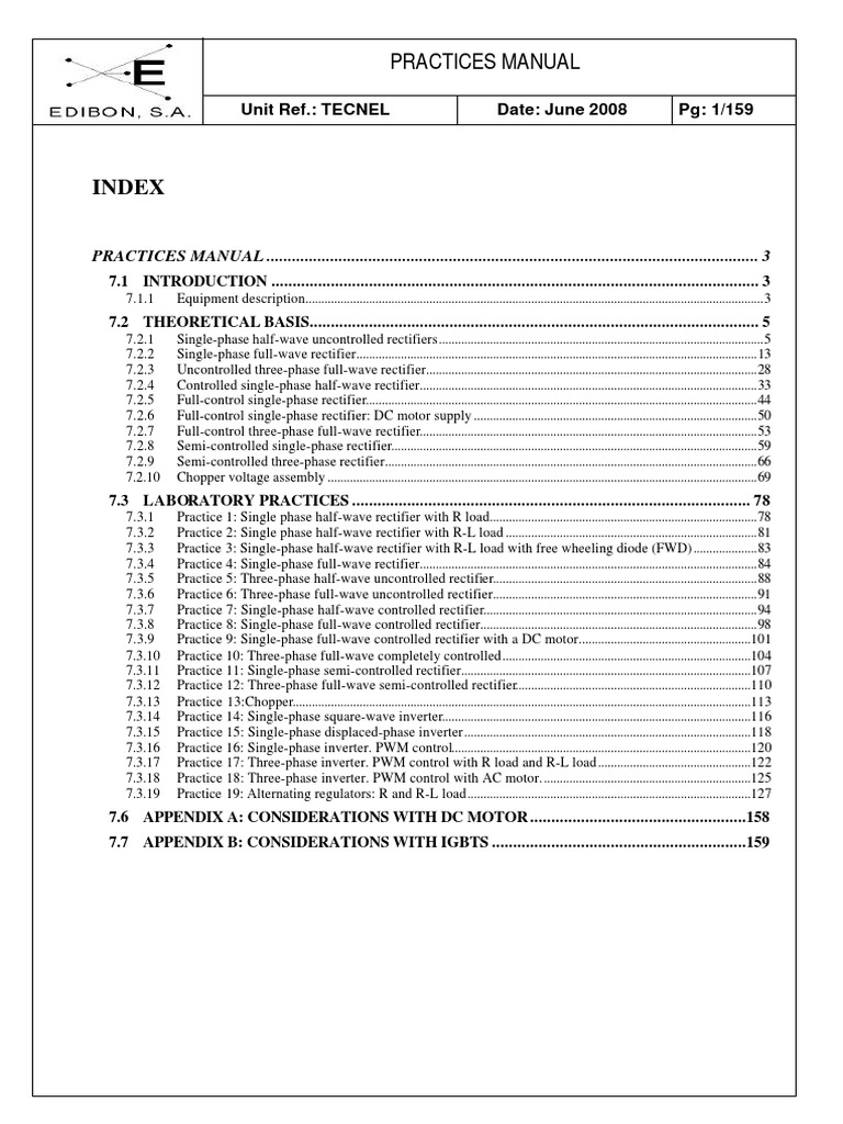 Tecnel Pe Lab | PDF | Rectifier | Power Inverter