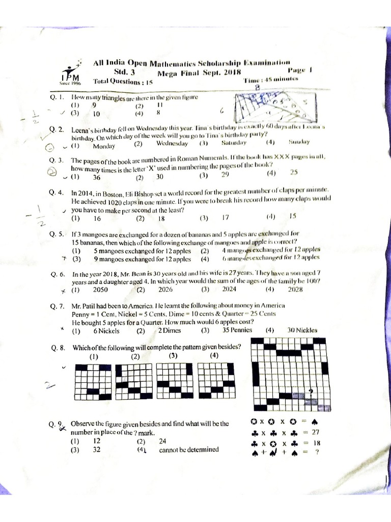 IpM Mega Final | PDF