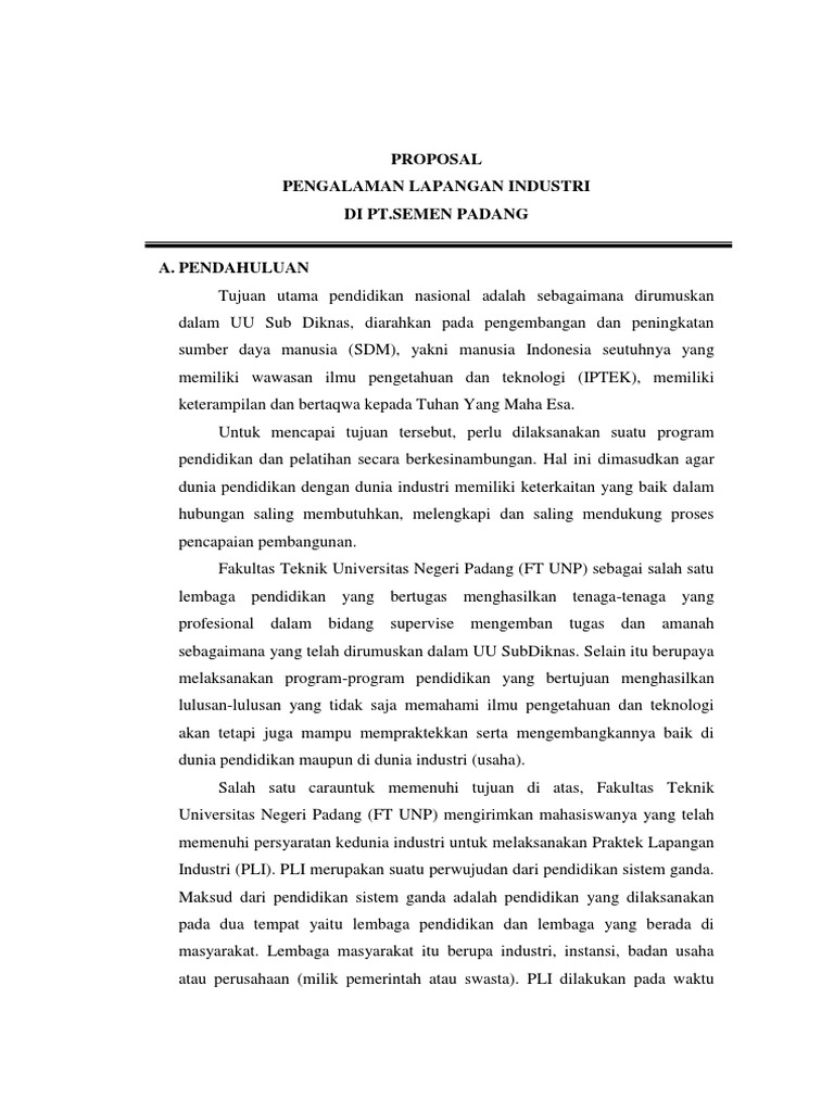 Proposal Pli | PDF | Teknologi & Rekayasa