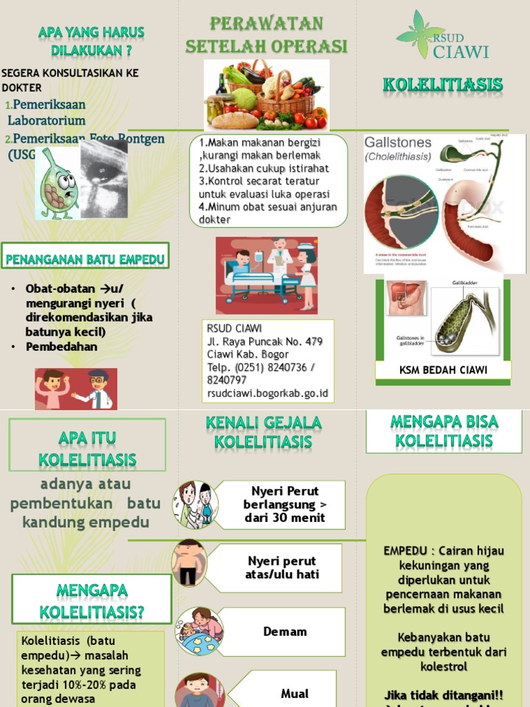 Panduan Kolelitiasis RSUD Ciawi | PDF