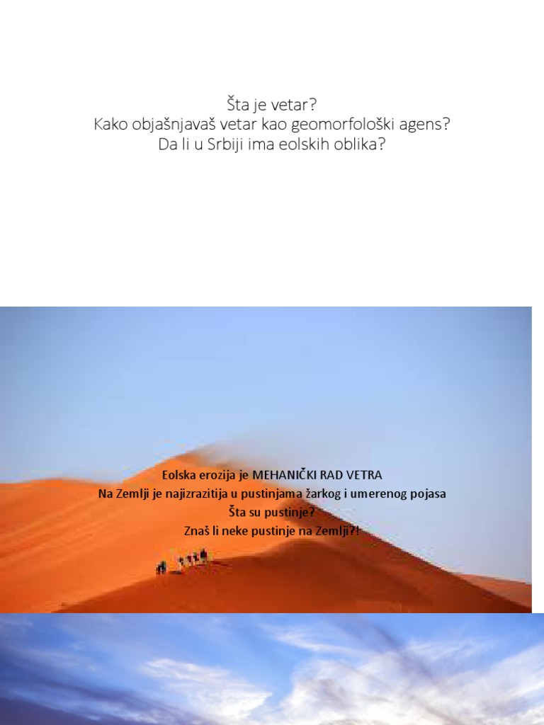 Prezentacija Pustinje Prbi Razred Gimnazije Geografija | PDF