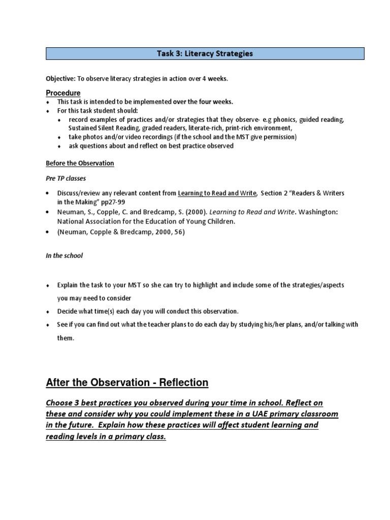 Task 3 | PDF | Reading (Process) | Phonics