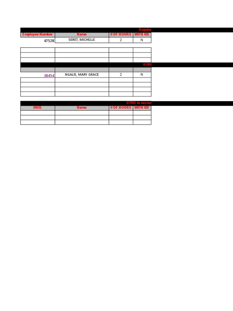 OT Batch Transaction Template | PDF
