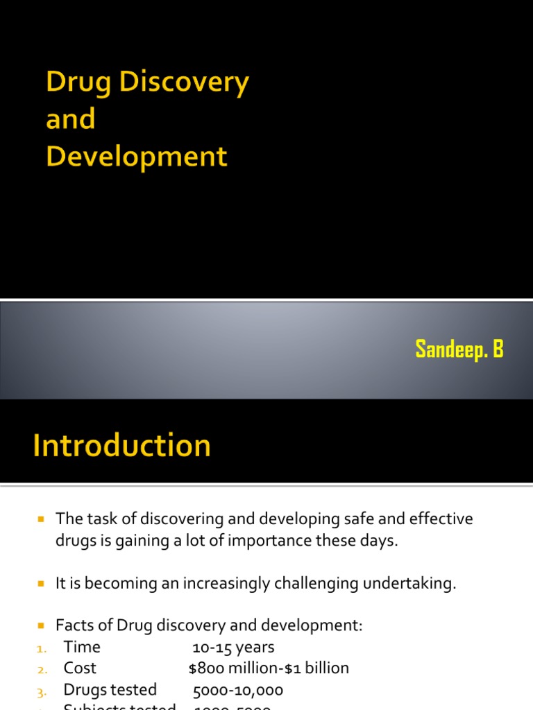 Drug Discovery and Development Overview | PDF | Phases Of Clinical ...