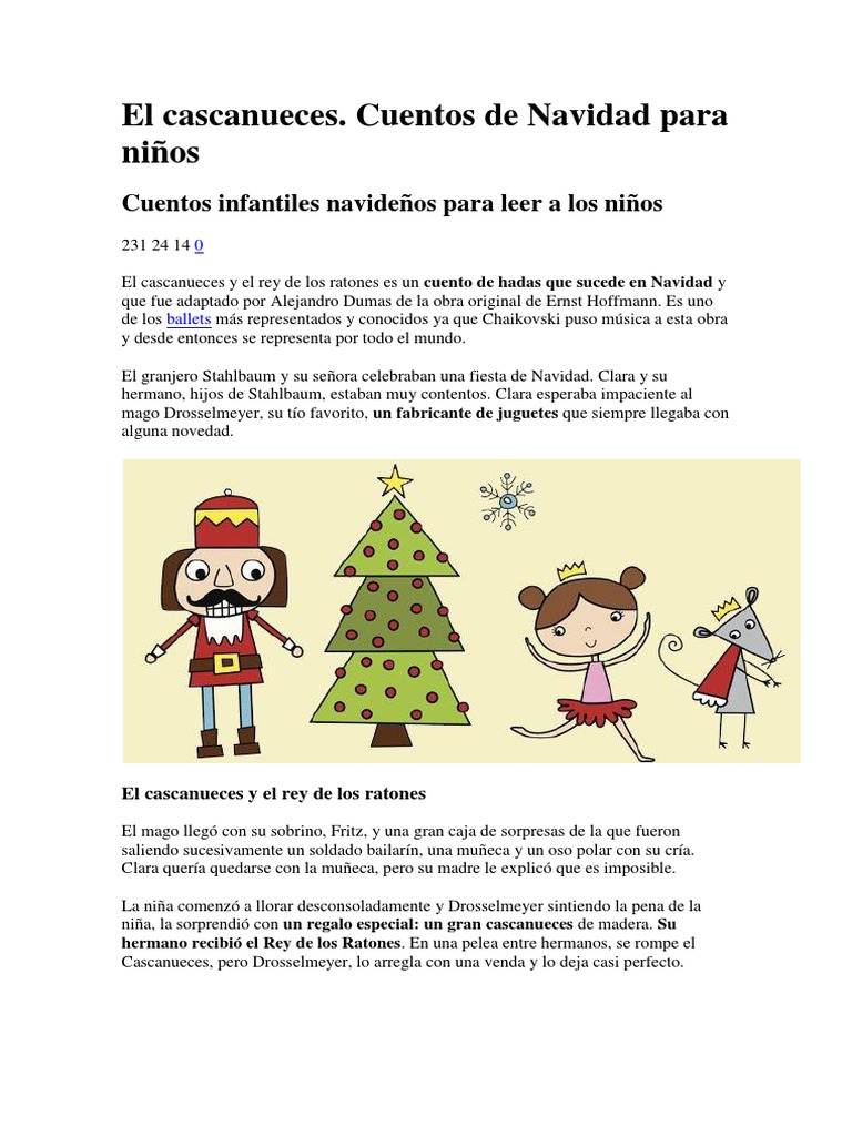 El Cascanueces: Cuento Infantil Navideño | PDF | El cascanueces | Ocio