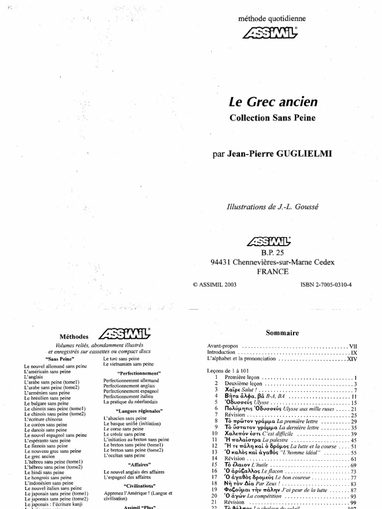 [Assimil]_Le_Grec_Ancien_(Ancient_Greek_for_French(BookFi).pdf