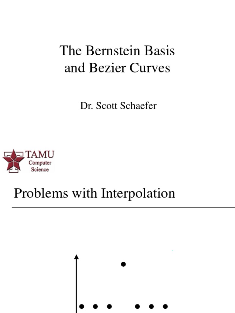 Curvas de Bézier | PDF | Interpolation | Mathematics Of Computing
