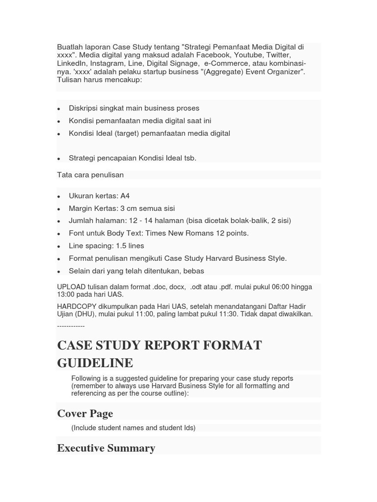 Buatlah Laporan Case Study Tentang | PDF | Brand | Target Audience Buatlah Laporan Case Study Tentang | PDF | Brand | Target Audience