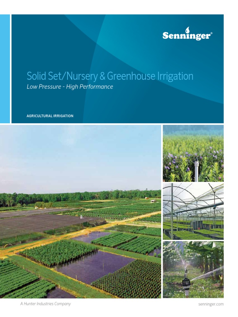ES - Catalogo Senninger | PDF | Irrigation | Nozzle