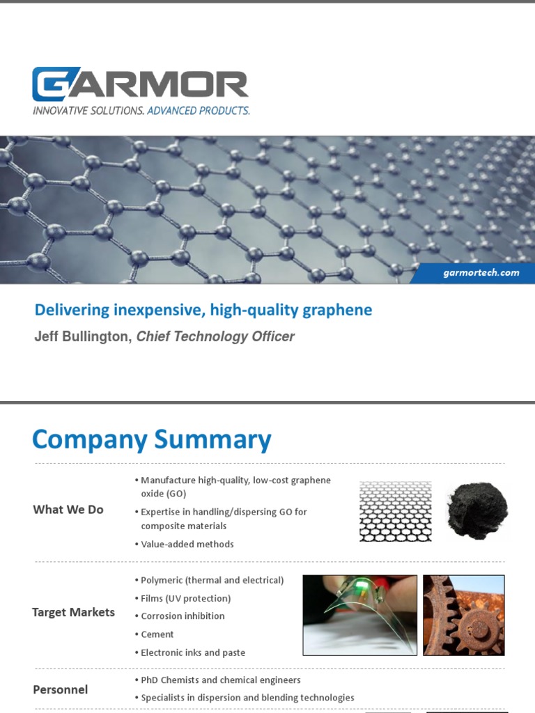 Garmor Overview | Download Free PDF | Graphene | Carbon