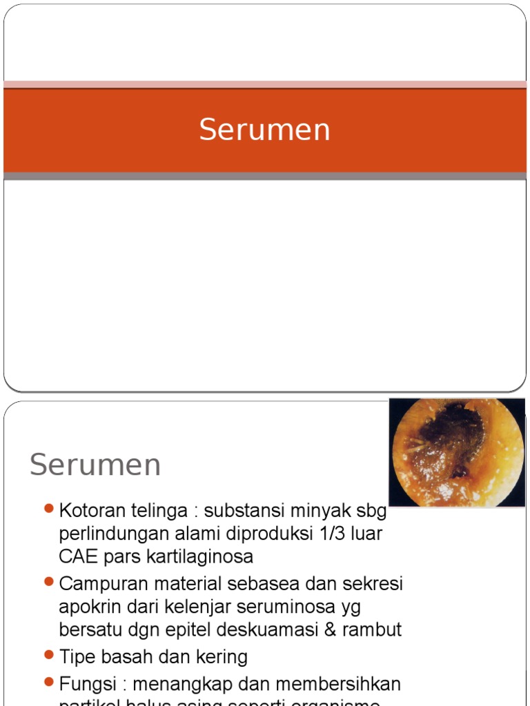 Serumen | PDF