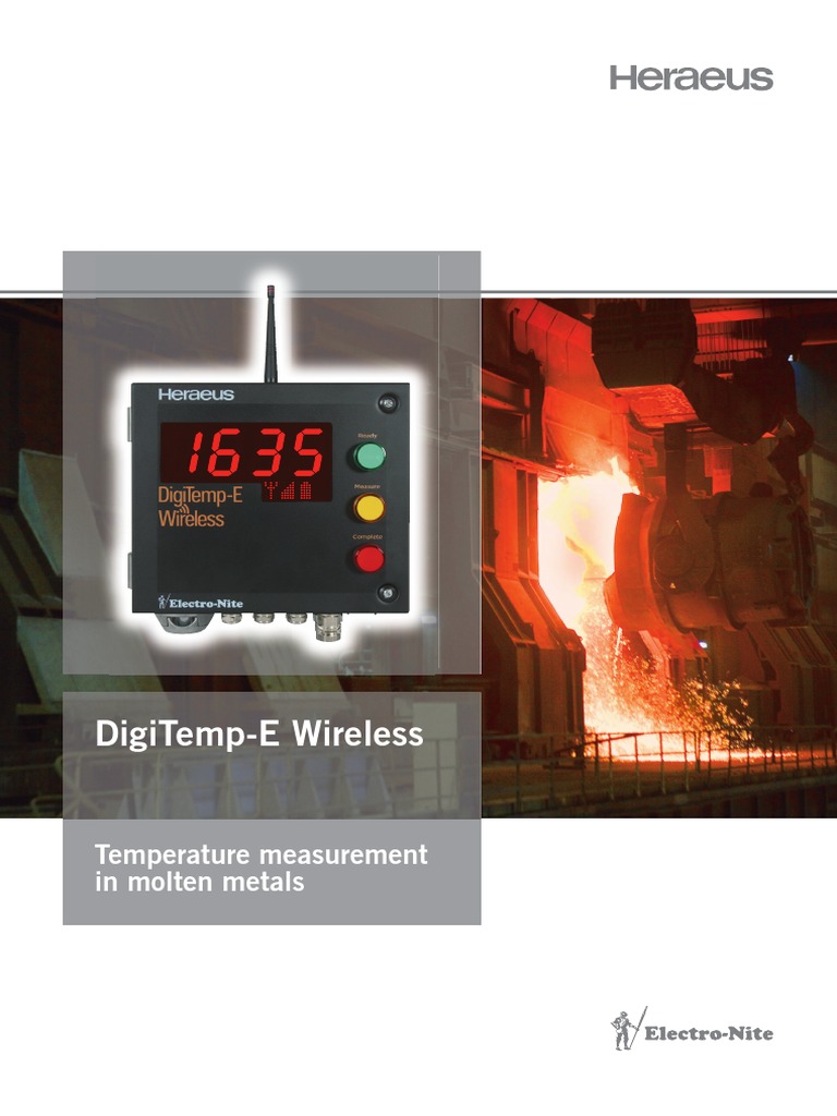 DigiTemp E4 U3719 | PDF | Sensor | Wireless