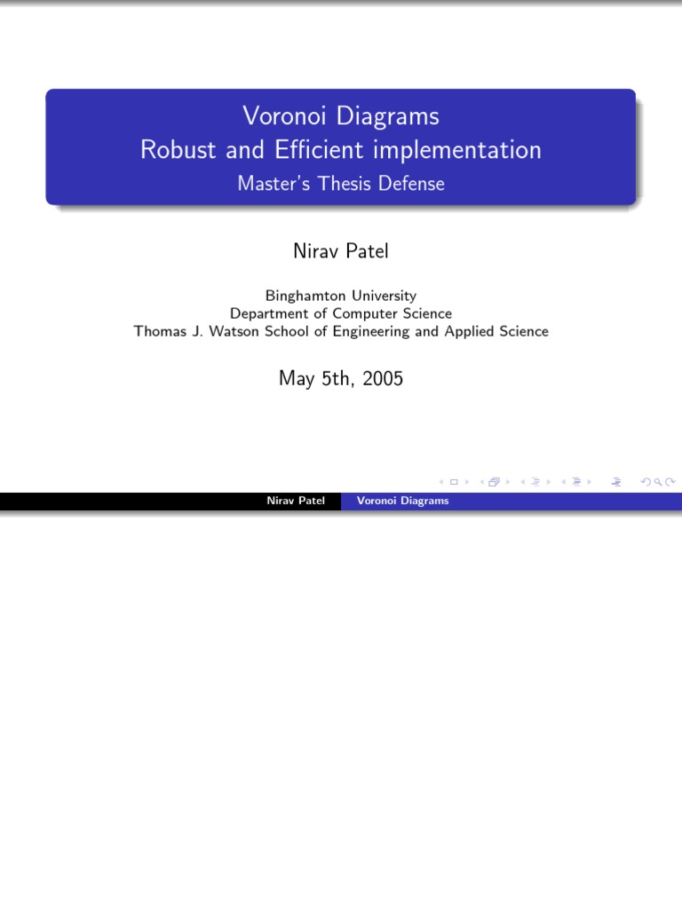 Voronoi Presentation | PDF | Numerical Analysis | Algorithms