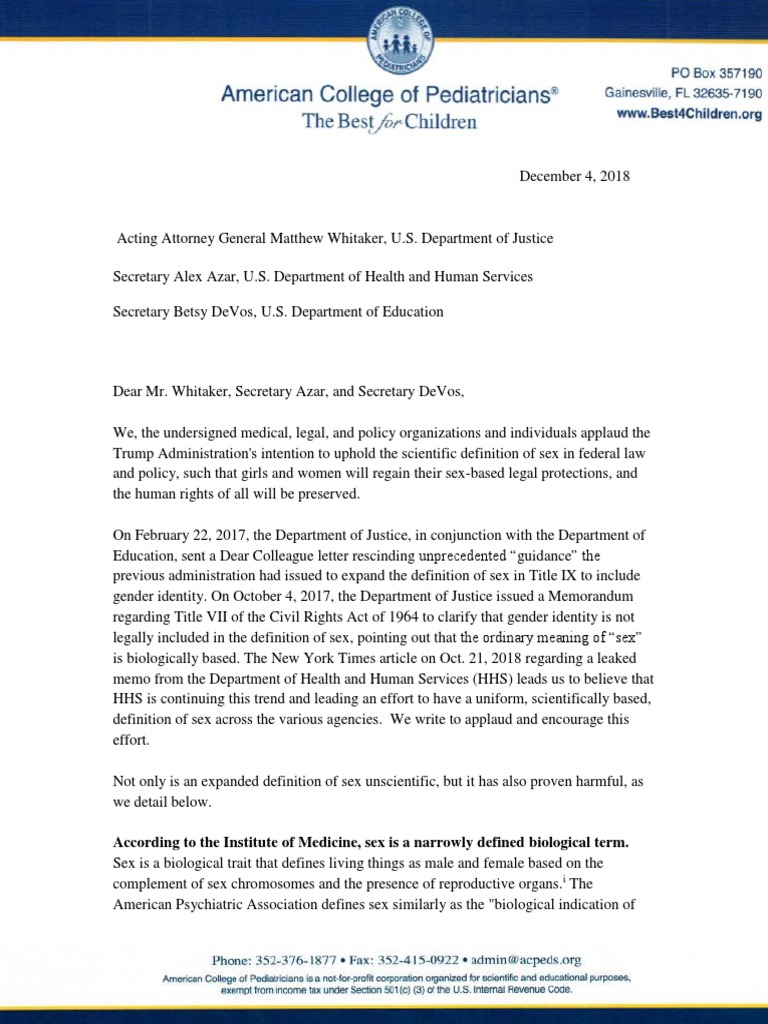 12.4.18 Final Revised 12.4.18 Joint Letter To HHS DOJ DOE Uphold ...