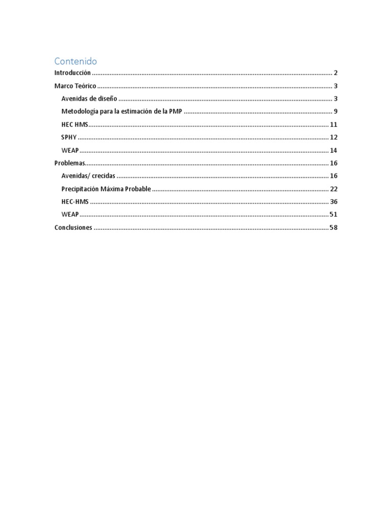 Tarea 3 Hidro | PDF | Precipitación | Clima