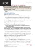 Edtpa Secondary Science Instruction Commentary | PDF | Scientific ...