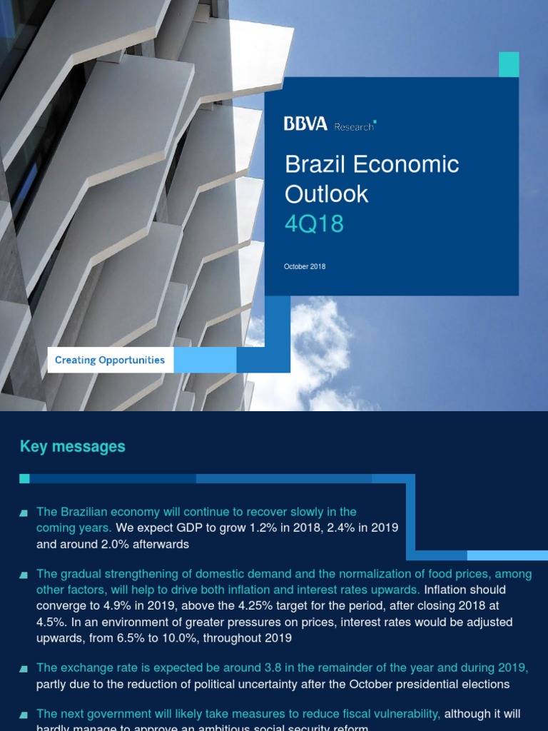 Brazil Economic Outlook 4Q18 | PDF | Interest | Interest Rates