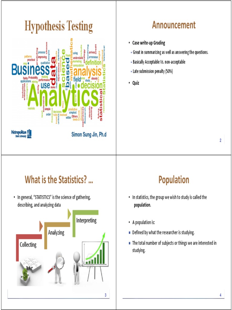 Statistics Foundations: Understanding Key Concepts Related to ...