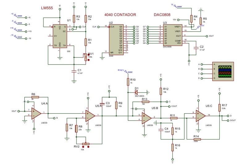 Dac0808 para Simulacion | PDF
