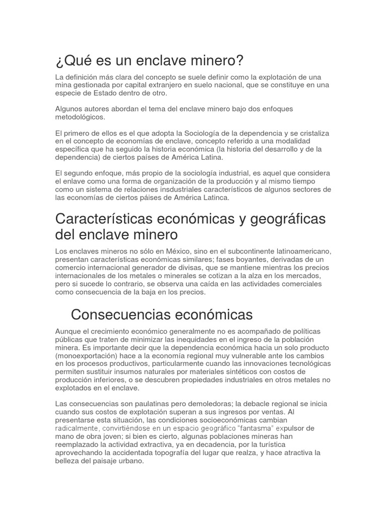 Qué Es Un Enclave Minero | PDF | Universidad Stanford | Silicon Valley