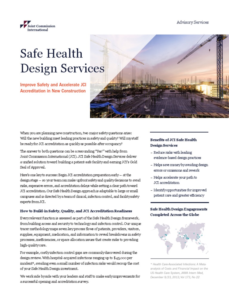JCI Safe Health Design Fact Sheet | PDF | Joint Commission | Public Sphere