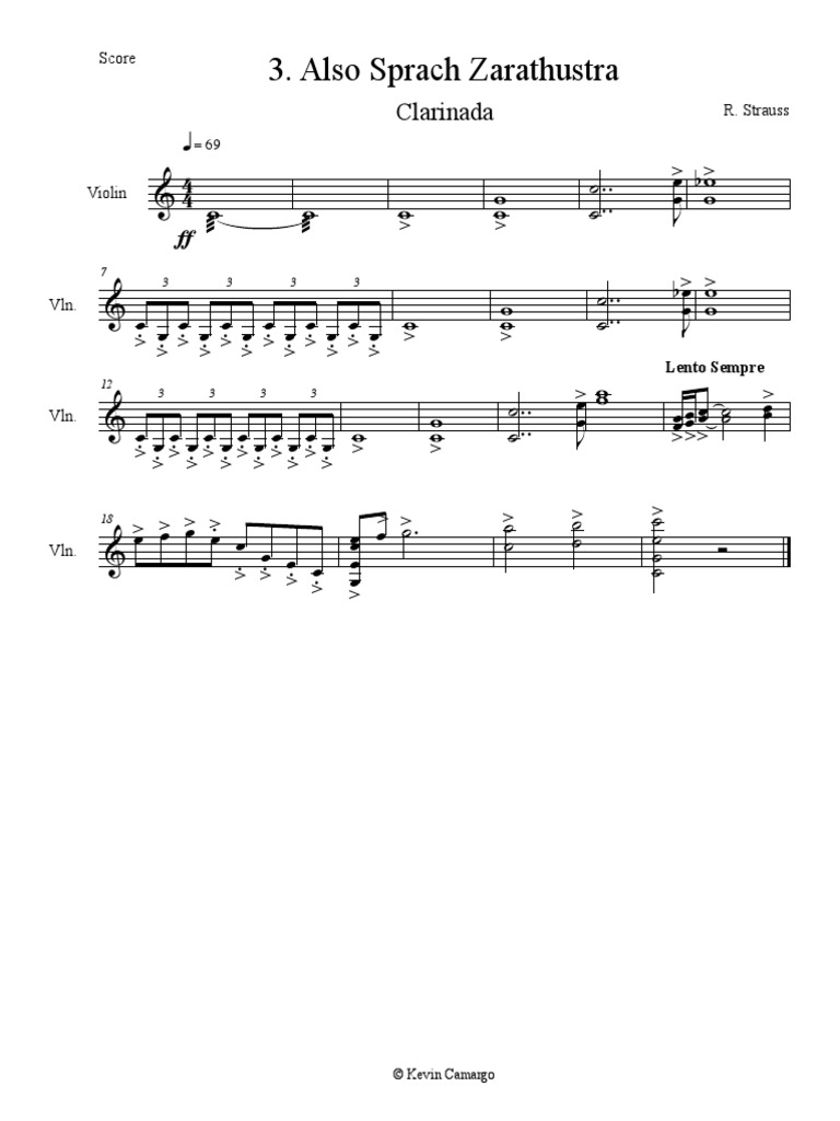 3 - Also Sprach Zarathustra | PDF